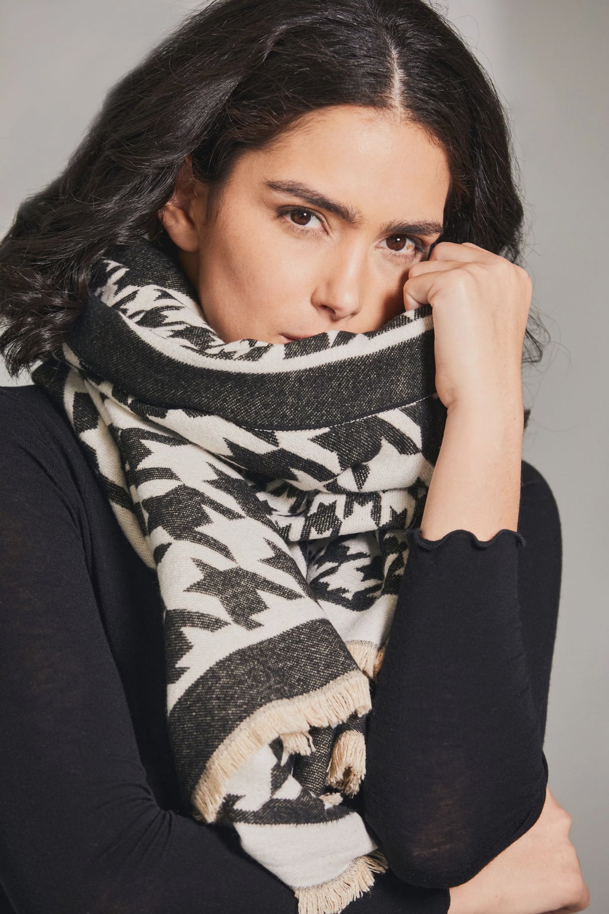 Herringbone Scarf Peruzzi – The Merino Story